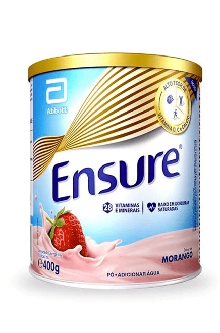 ENSURE PO MORANGO C/400 GR ENSURE PO MORANGO C/400 GR - LEITE ENSURE ...